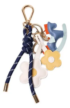 POP UPS BRAND Key Chain With Charms - Blue