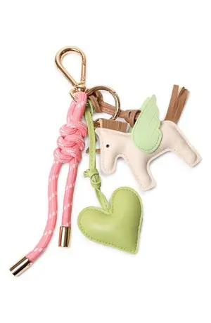 POP UPS BRAND Key Chain With Charms Pink