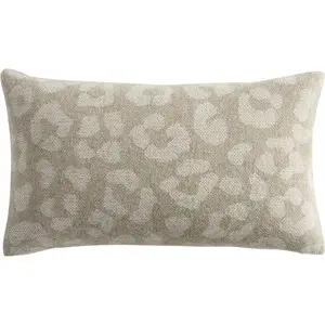 DKNY PURE Faux Cashmere Accent Pillow Leopard