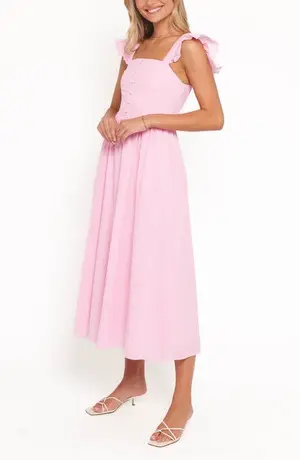 PETAL & PUP Tiarne Fit & Flare Midi Dress