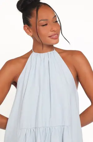 PETAL & PUP Halter Maxi Dress