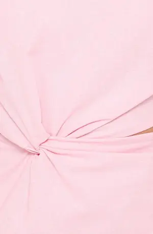 PETAL & PUP Samira One-shoulder Cutout Midi Dress