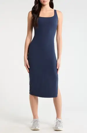 MPG Body-con Midi Dress - Navy Blazer