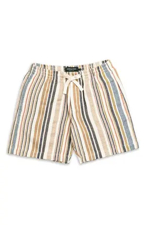 Rodd & Gunn Gifford Stripe Cotton Blend Drawstring Shorts