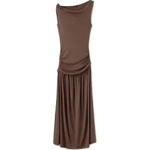 Mango Draped Day Dresses