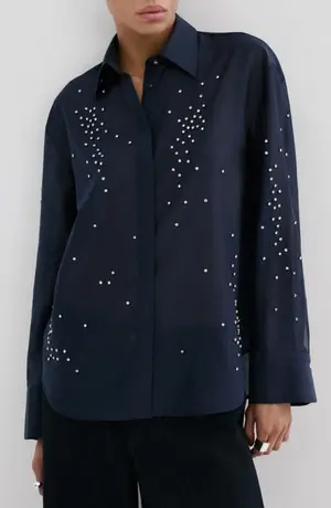 Mango Sheer Shirts For Women