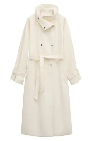 Mango Oversized Cotton-blend Trench Coat