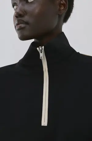 Mango Half-zip Relaxed Fit Sweatshirt