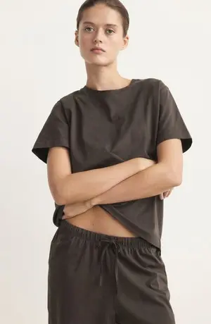 Mango Short Pajamas - Chocolate