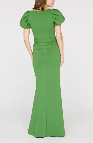 Js Collections Scotlyn Puff Sleeve Gown