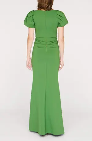 Js Collections Scotlyn Puff Sleeve Gown