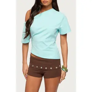 EDIKTED One-shoulder Asymmetric Hem Top