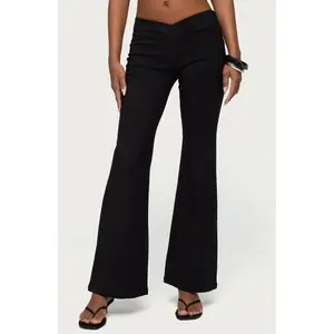 EDIKTED Alyce Crossover Flare Pants
