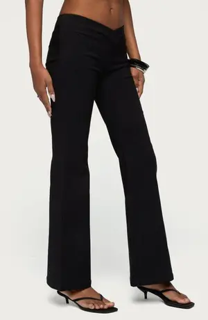 EDIKTED Alyce Crossover Flare Pants