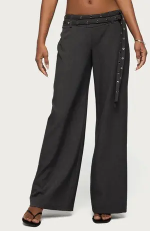 Edikted Zip Up Pants For Women