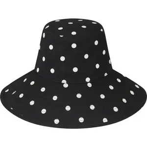 Lack Of Color Cotton Canvas Bucket Hat - Black