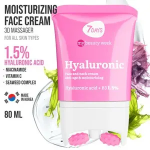 7DAYS Face Moisturizer With Hyaluronic Acid For Moisturizing & Hydrating With 3d Massage Applicator