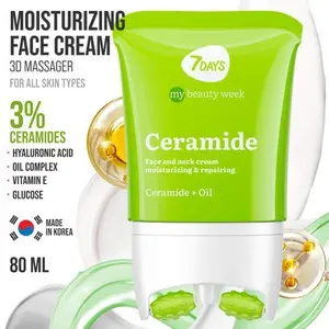 7DAYS Face Moisturizer With Ceramide For Moisturizing & Barrier Repairing With 3d Massage Applicator