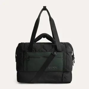 BAGSMART 34l Laptop Duffle With Shoe Compartment - Black