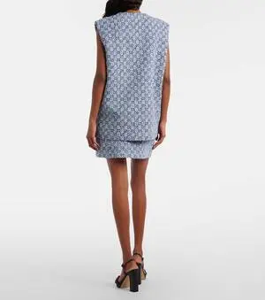 Gucci Gg Tweed Miniskirt