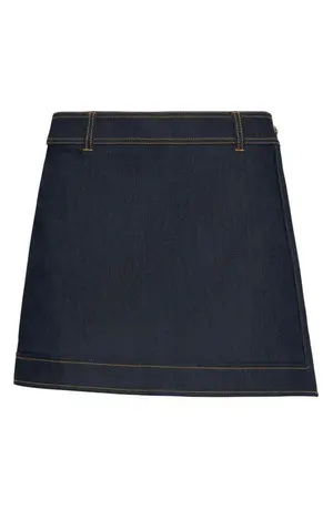Cinq À Sept Larsa Denim Skort - Indigo