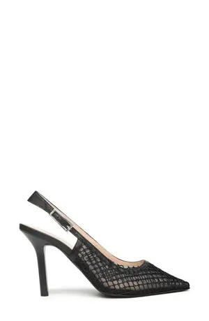 NEROGIARDINI Pointed Toe Slingback Pump - Black