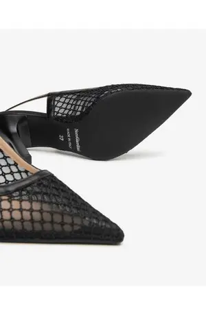 NEROGIARDINI Pointed Toe Slingback Pump - Black