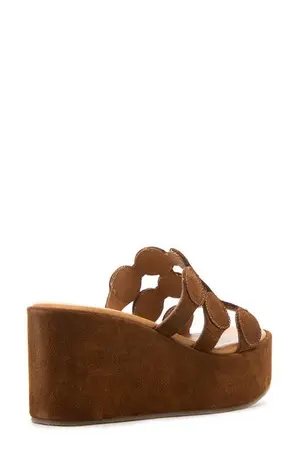 275 CENTRAL Shammy Platform Wedge Slide Sandal - Brown