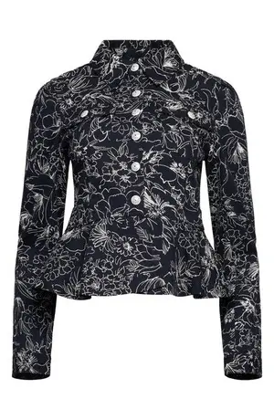 Cinq À Sept Garden Doodle Liany Jacket