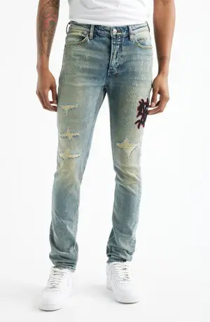 Ksubi Raw Edge Hem Bottoms For Men