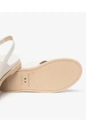 NEROGIARDINI Slingback Sandal - Cream
