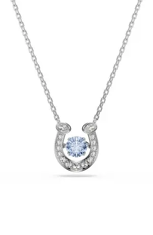 SWAROVSKI Symbolica Pendant Necklace - Blue/silver