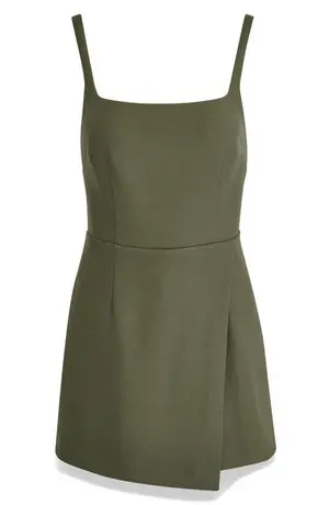 Bcbgmaxazria Square Neck Romper