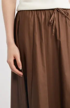 REFORMATION Cleo Midi Skirt - Pinecone