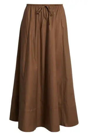 REFORMATION Cleo Midi Skirt - Pinecone