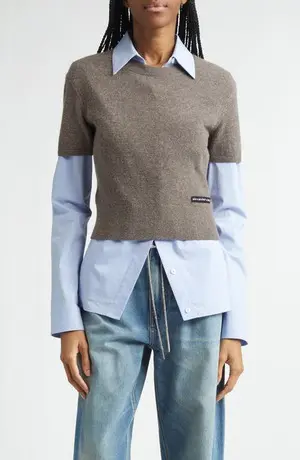 Alexander Wang Drop Shoulder Sweaters For Women