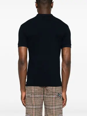 Play Comme Des Garcon Cotton Polo Shirt - Blue