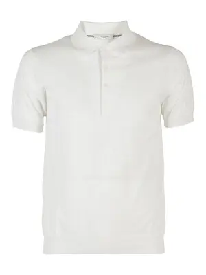 PAOLO PECORA Cotton Polo Shirt - White