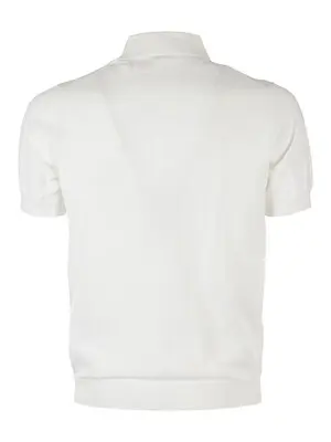 PAOLO PECORA Cotton Polo Shirt - White