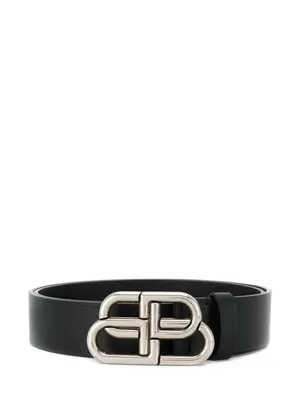 Balenciaga Wide Belt With Bb Logo