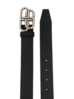 Balenciaga Wide Belt With Bb Logo