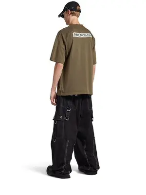 Balenciaga T-shirt Masking Tape - Beige