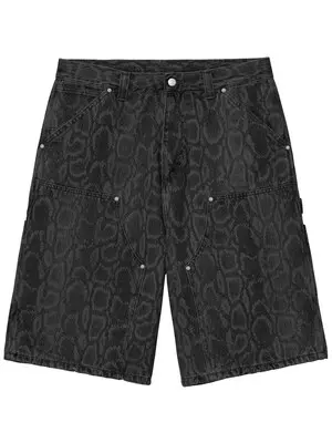 Carhartt Work In Progress Bermuda Og Double Knee - Black