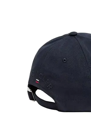 Moncler Tricolor Baseball Cap - Blue