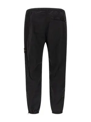 Stone Island Joggers With Logo - Black