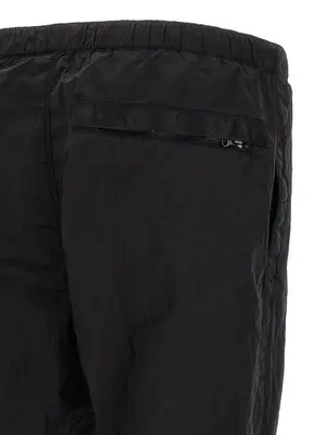 Stone Island Joggers With Logo - Black