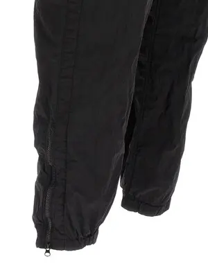 Stone Island Joggers With Logo - Black