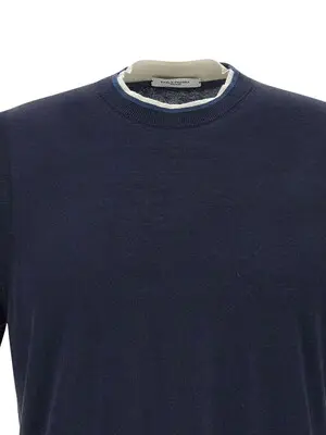 PAOLO PECORA Silk And Cotton Short Sleeve Sweater