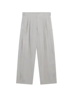 THE ROW Iven Nylon And Silk Trousers - Grey