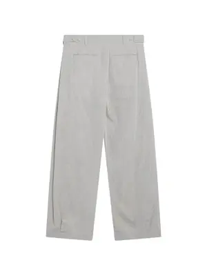 THE ROW Iven Nylon And Silk Trousers - Grey
